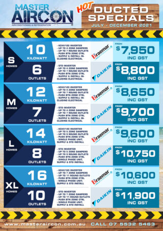 Gold Coast Air Conditioner Specials | Master Aircon