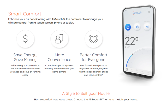 Airtouch 5 Smart Air-conditioning | Master Aircon Gold Coast